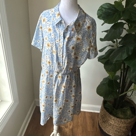 Primark | Dresses | Primark Blue Floral Blouse | Poshmark